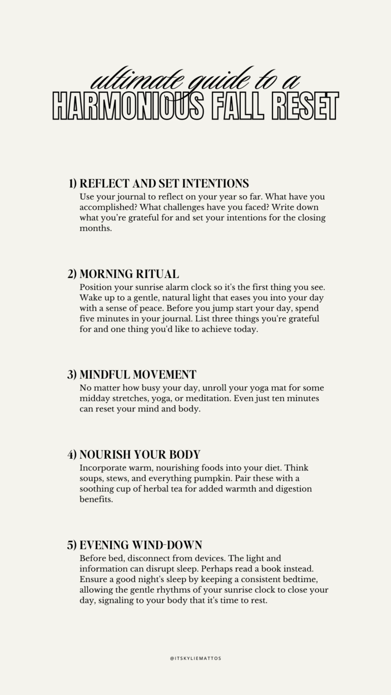 Golden Moments: Your Ultimate Guide to a Fall Reset For Your Mind, Body ...